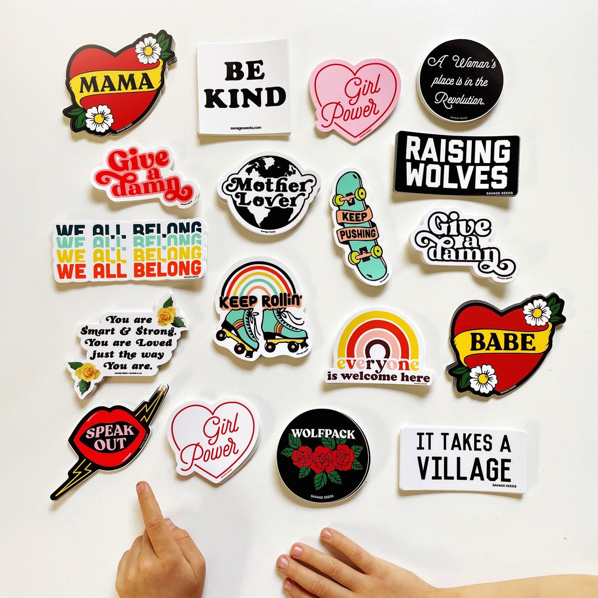 KEEP ROLLIN' - Die Cut Vinyl Stickers – Savage Seeds Inc.